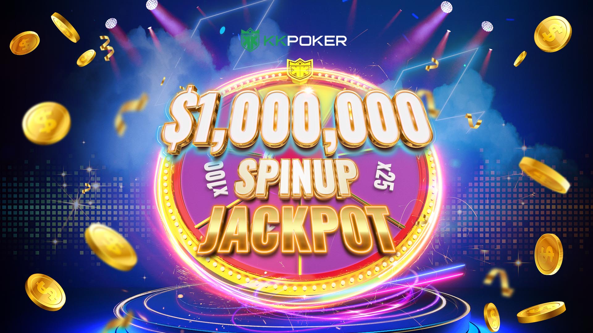 Postanite naslednji milijonar s SpinUp turnirjem na KKPokru! | slopoker.eu